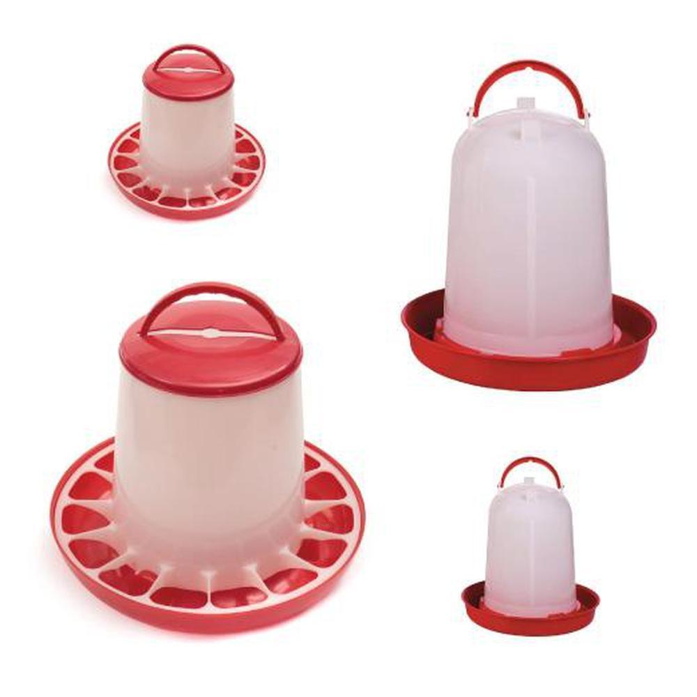 Chicken Poultry Feeders And Drinkers - Plastic Chook Water Drinking ...